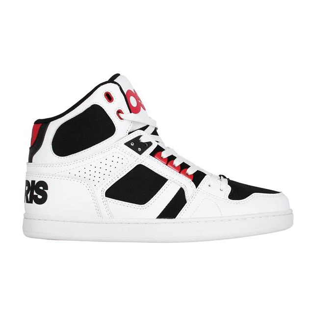 Osiris NYC 83 CLK White/Black/Red – Cheapskates